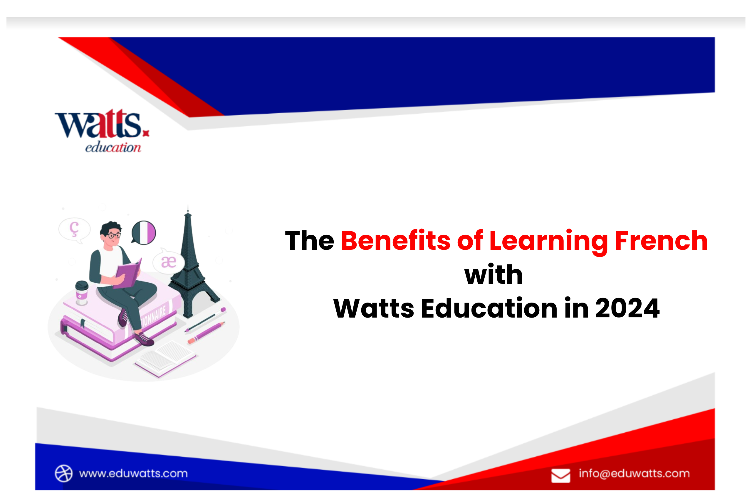 The Benefits of Learning French with Watts Education in 2024