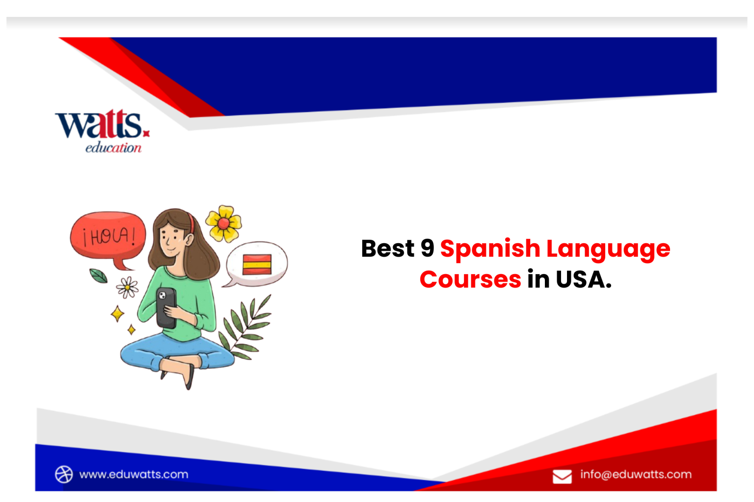 Top 9 Spanish Language courses in USA