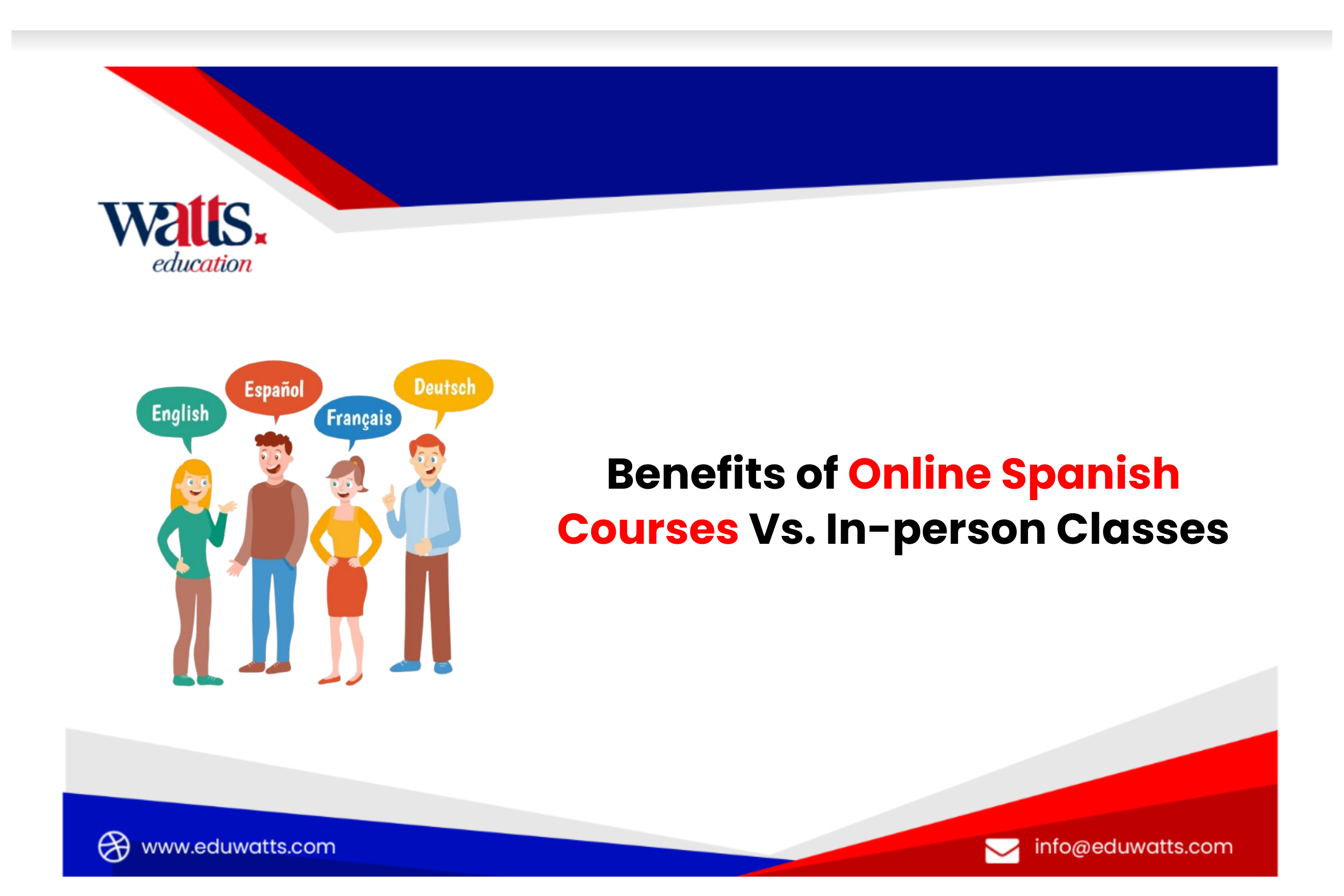 Benefits of Online Spanish Courses Vs. In-person Classes