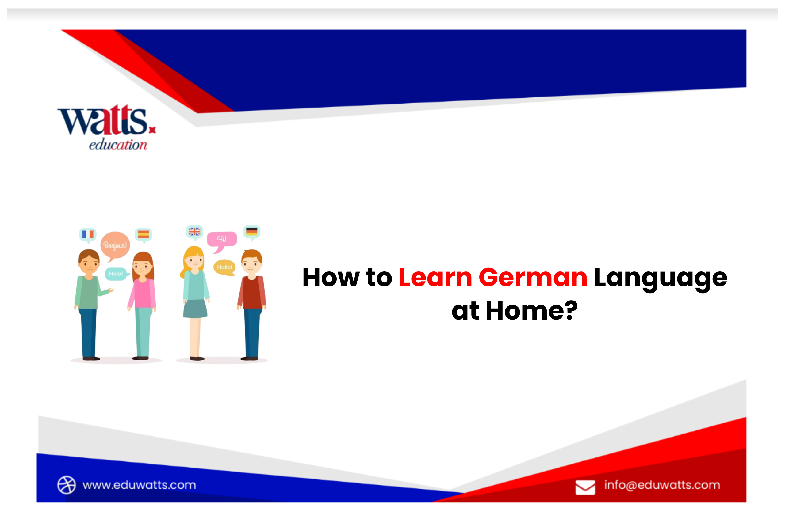 How to Learn German Language at Home?