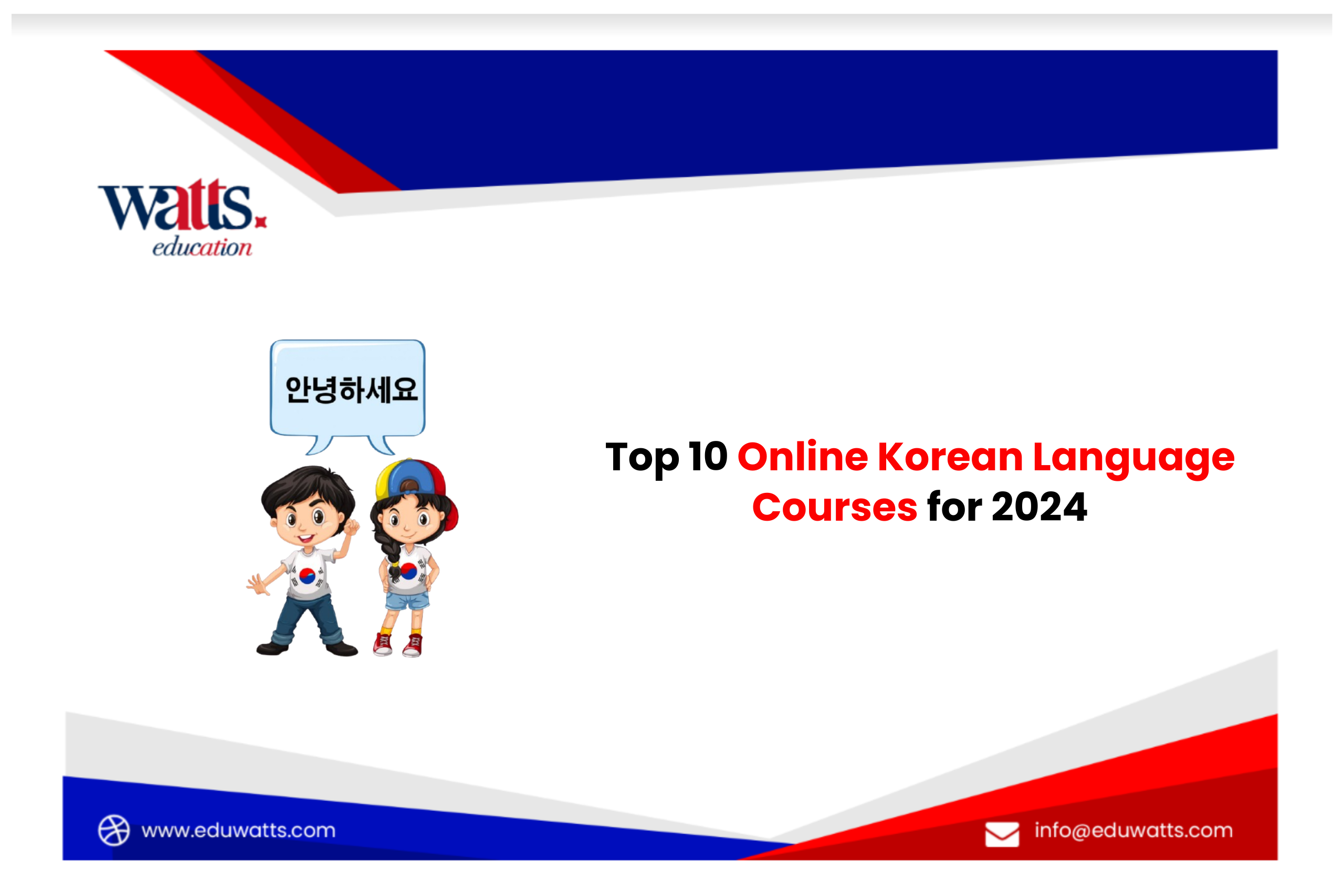 Top 10 Online Korean Language Courses for 2024