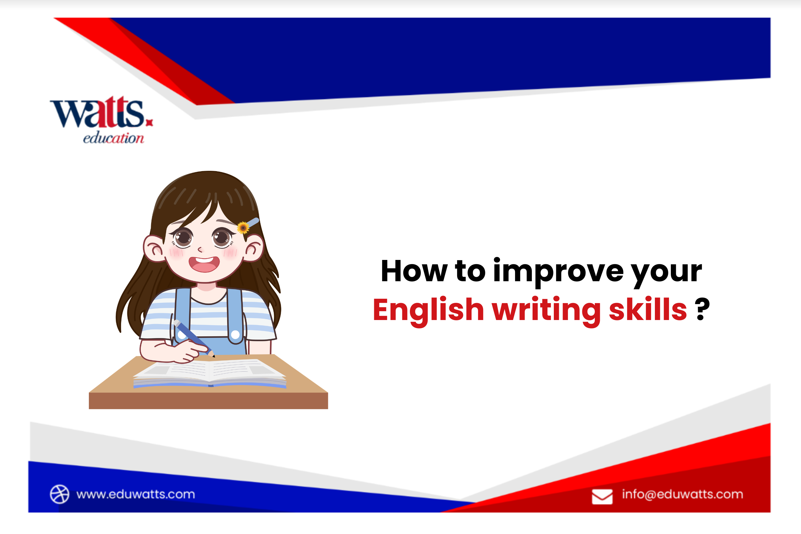 How to improve your English writing skills?