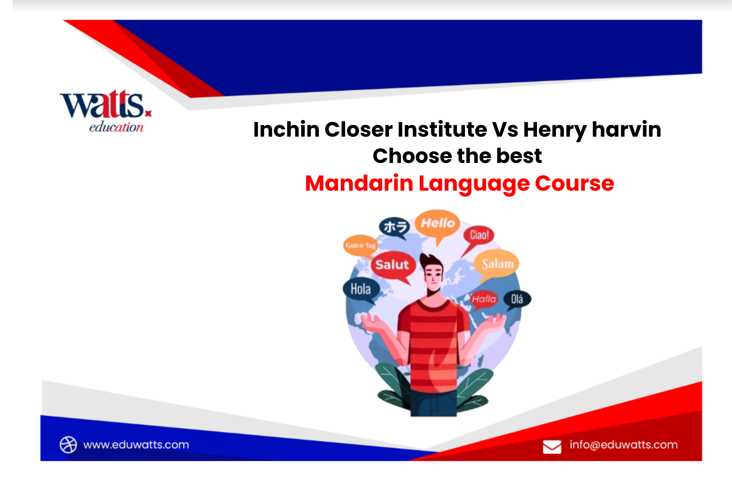 Mandarin Language Training Courses